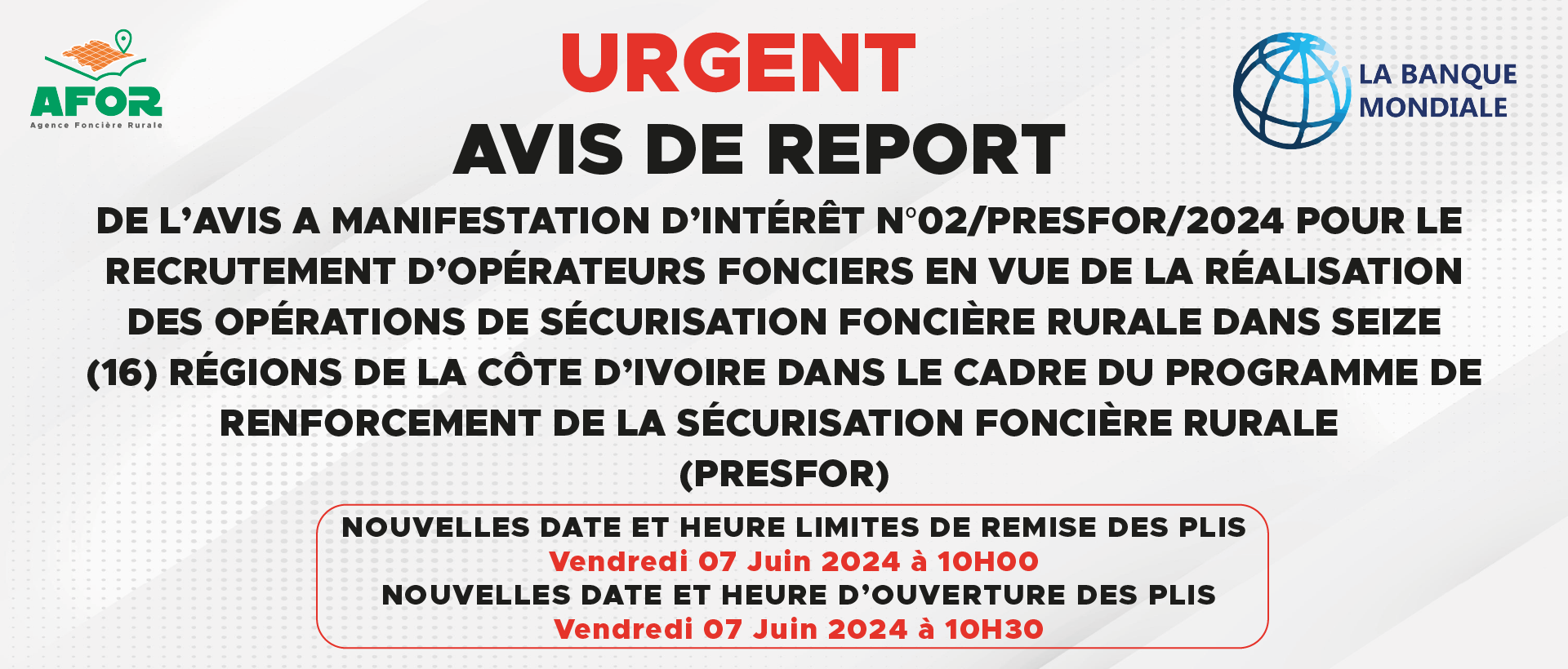 AFOR - Agence Foncière Rurale